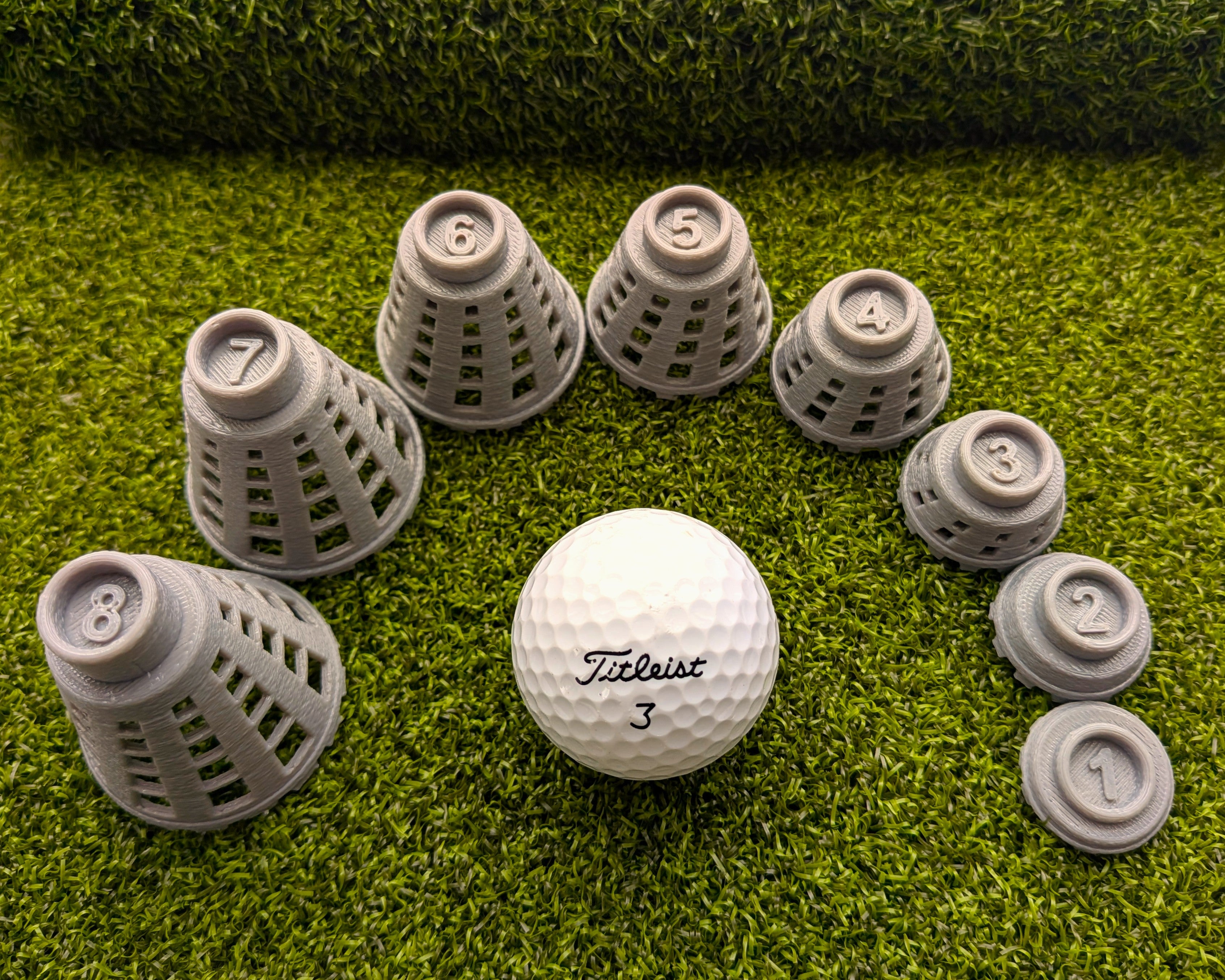 Golf Simulator Tees - Gray – Blackout Additive